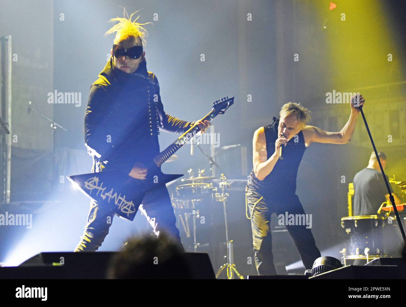 Atlanta, GA, USA. 29th Apr, 2023. Front Line Assembly, Rhys Fulber ...