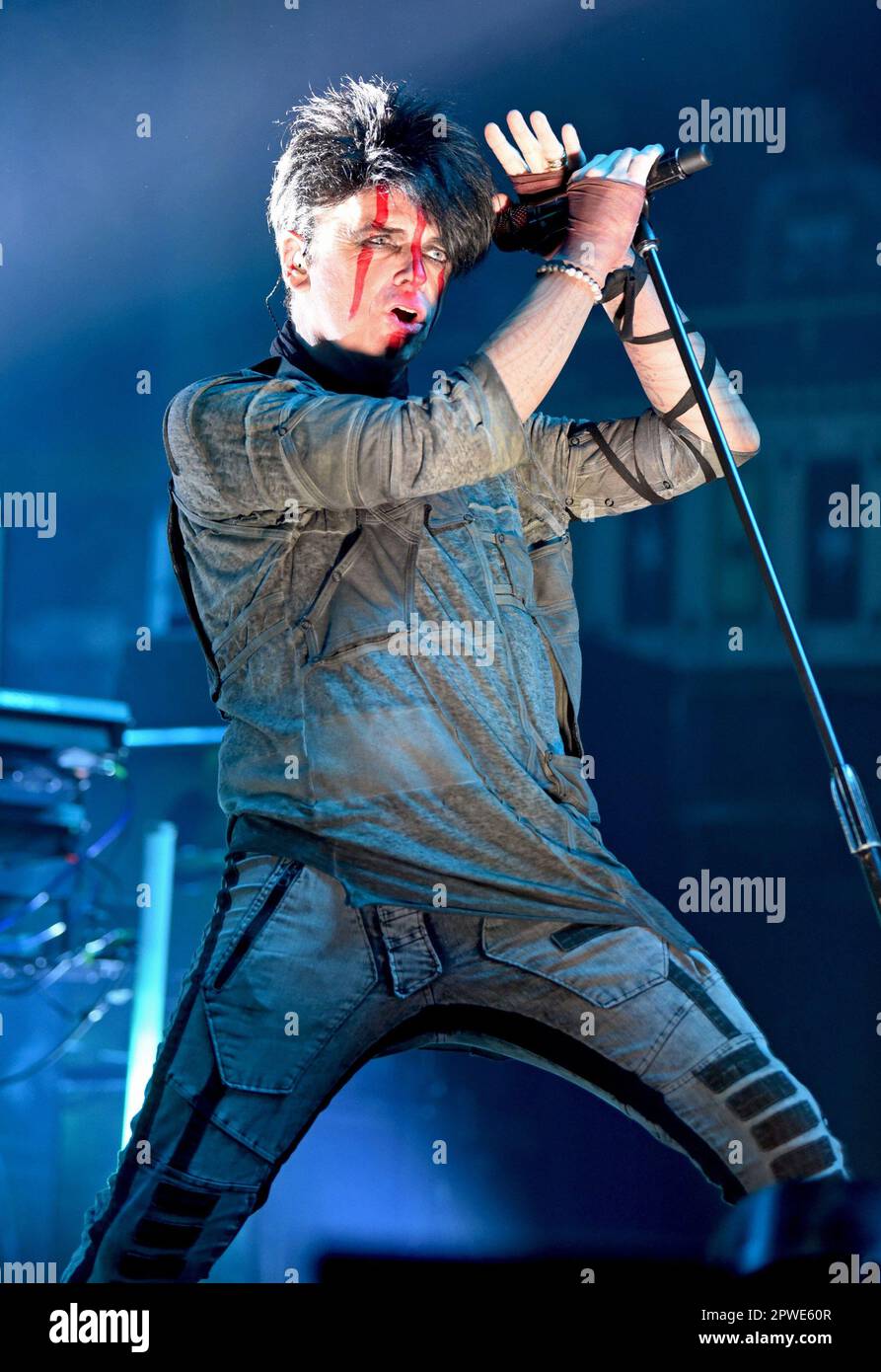 Ministry with gary numan and front line assembly in concert hi-res ...