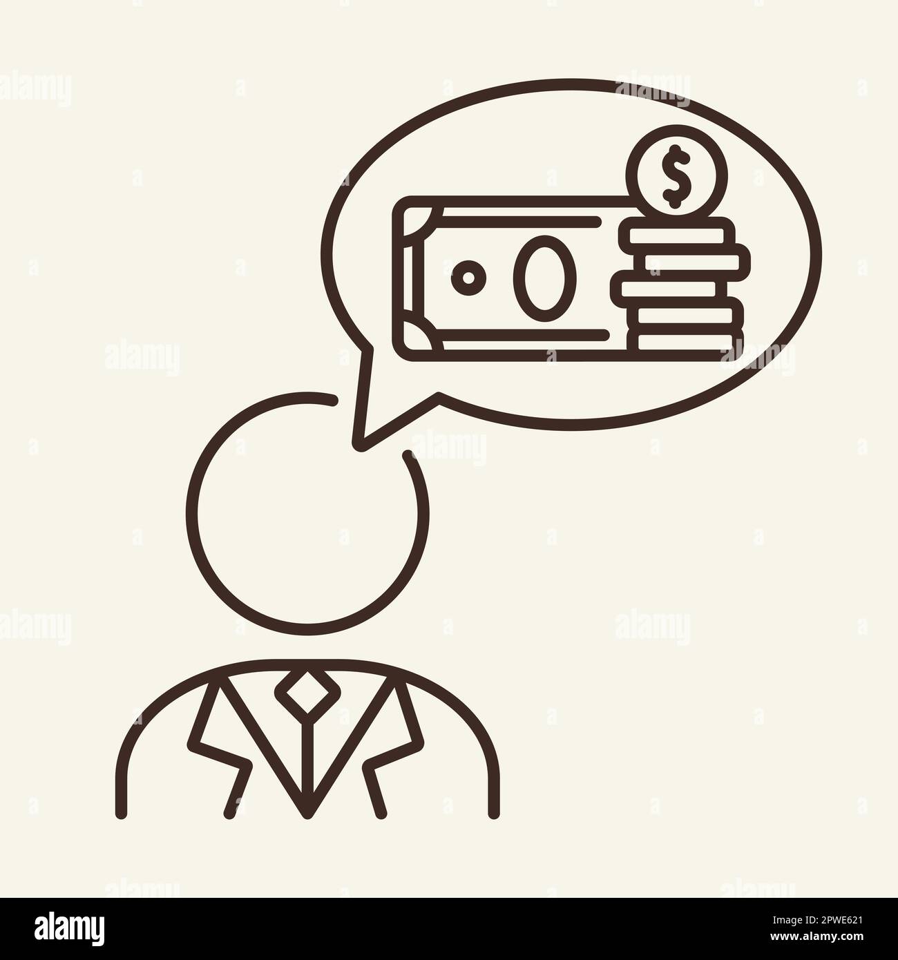 Mind money illustration hi-res stock photography and images - Alamy