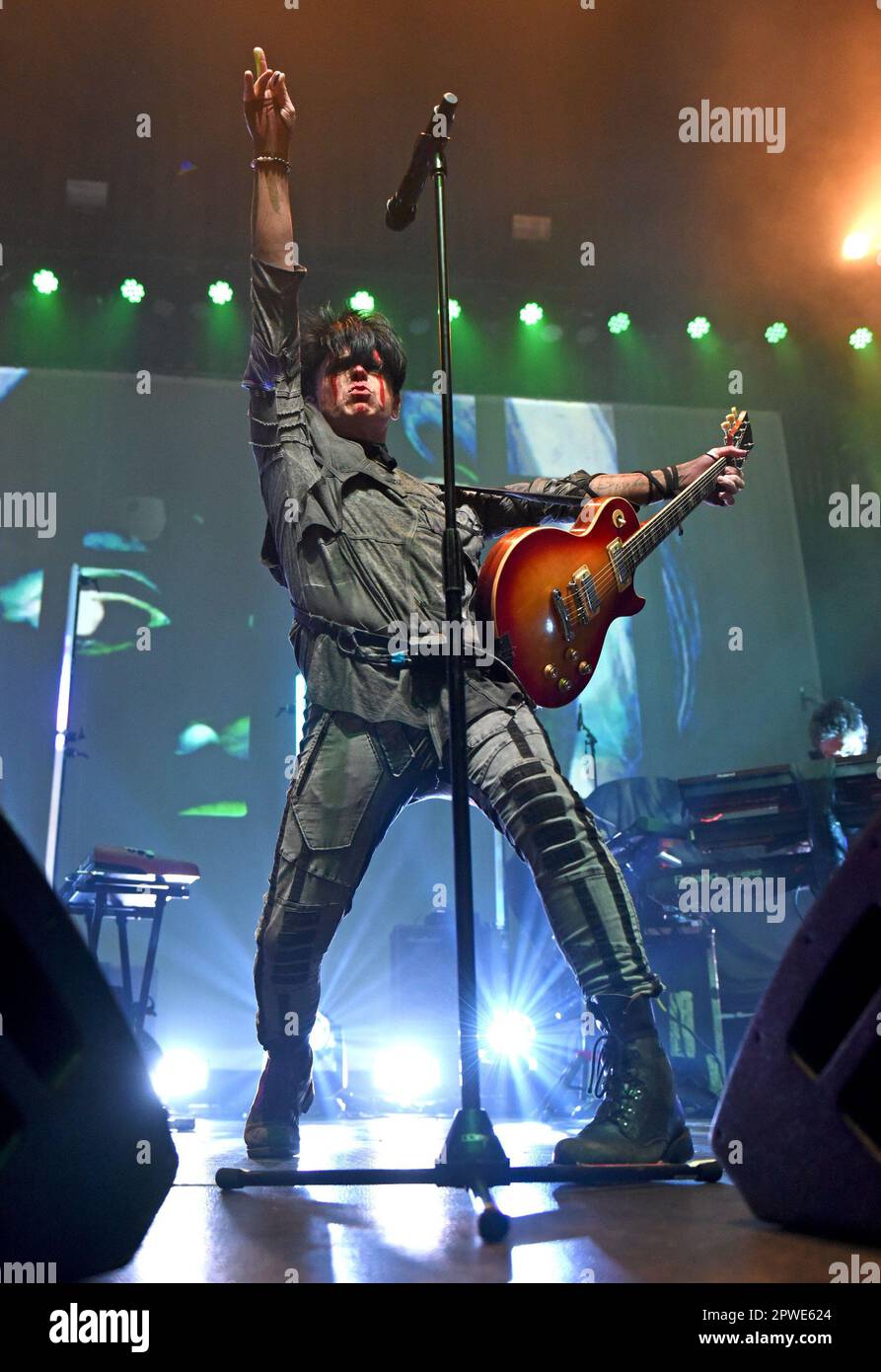 Ministry with gary numan and front line assembly in concert hi-res ...