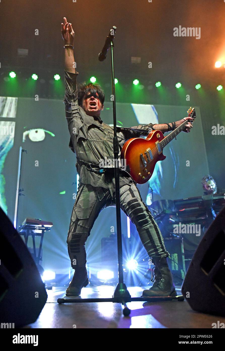 Ministry with gary numan and front line assembly in concert hi-res ...