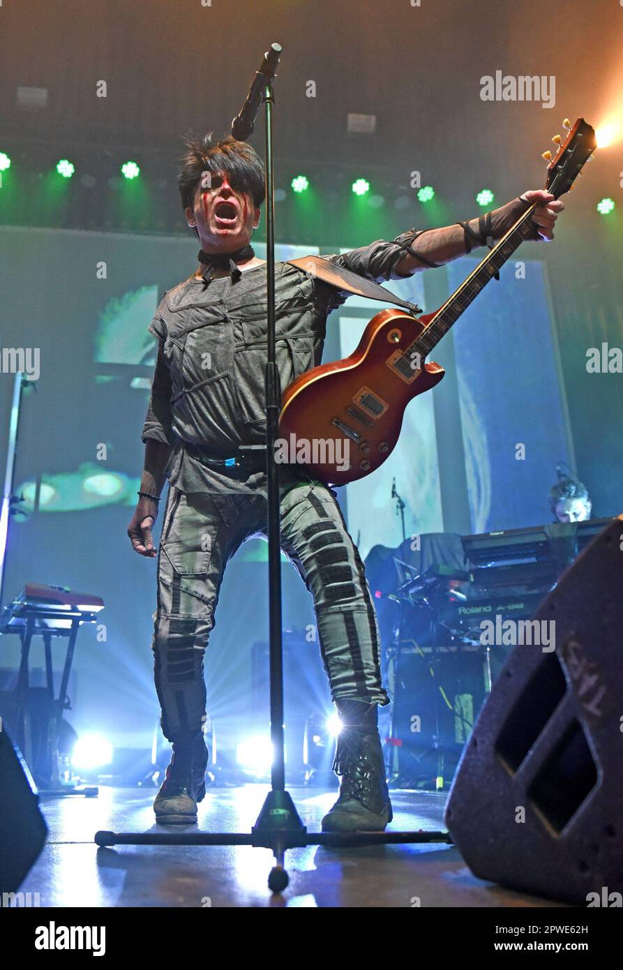 Atlanta, GA, USA. 29th Apr, 2023. Gary Numan on stage for Ministry with ...