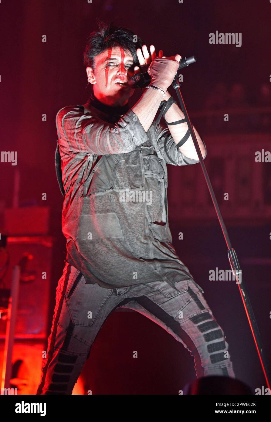 Ministry with gary numan and front line assembly in concert hi-res ...