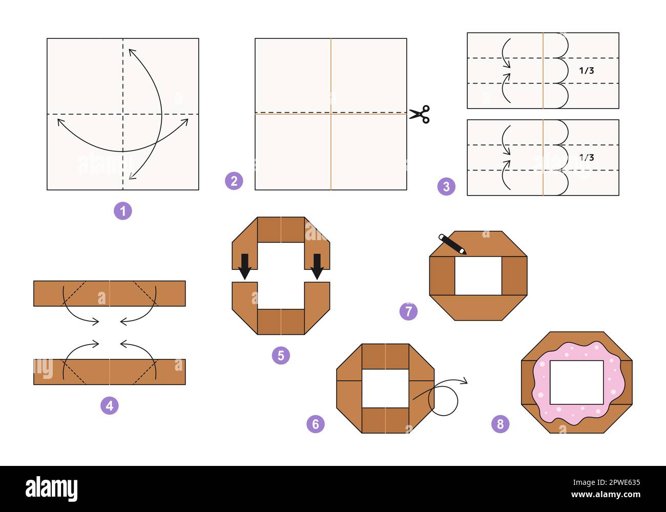 Japanese doughnut Stock Vector Images - Alamy