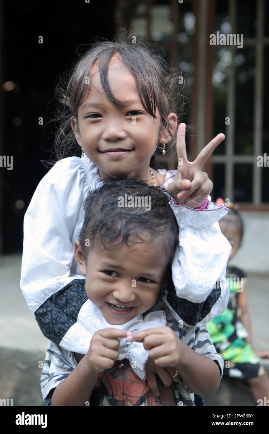 Indonesia kids laughing hi-res stock photography and images - Alamy