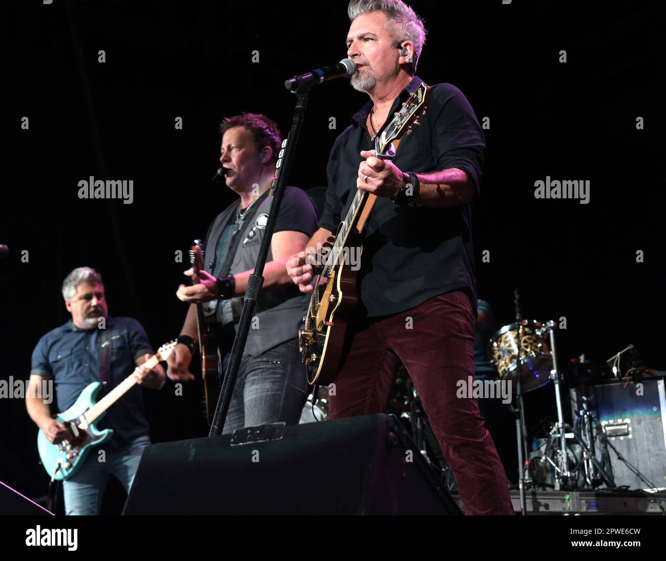 West Palm Beach, United States. 29th Apr, 2023. Band members of the ...