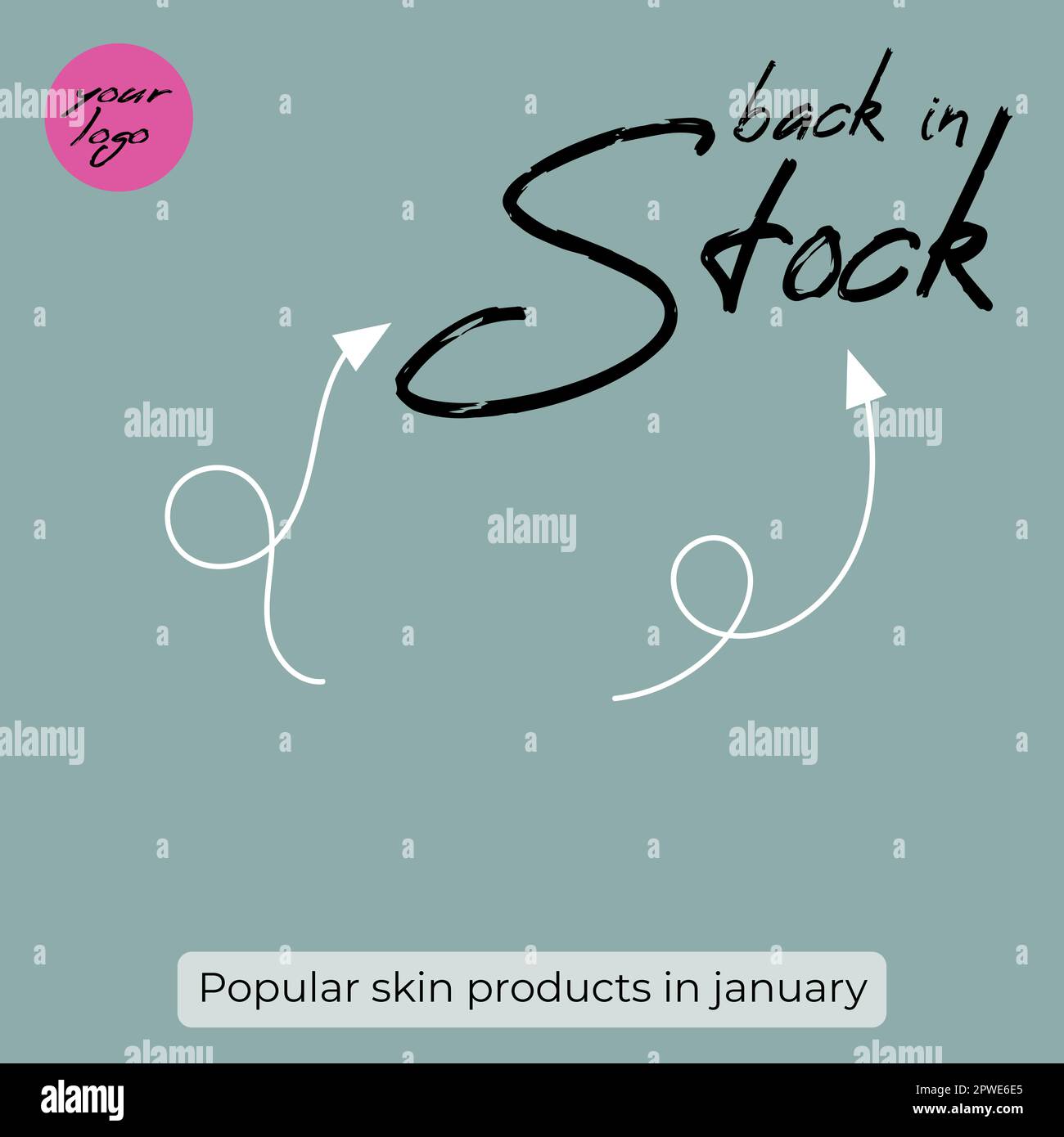 Instagram post template Stock Vector Images - Alamy