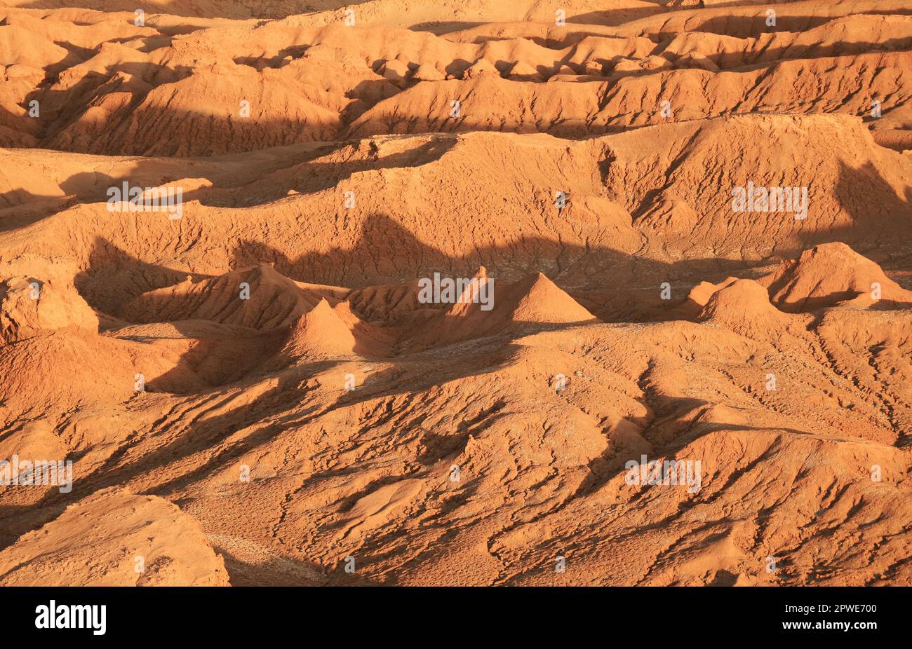 Valle de la Luna or Valley of the Moon in Atacama Desert of Northern ...