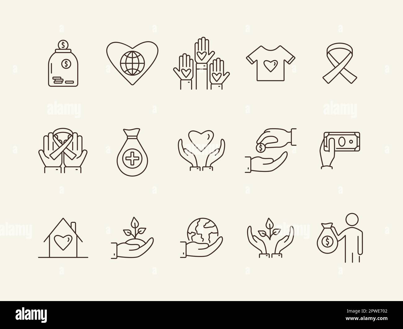 Fund raising icons Stock Vector Image & Art - Alamy