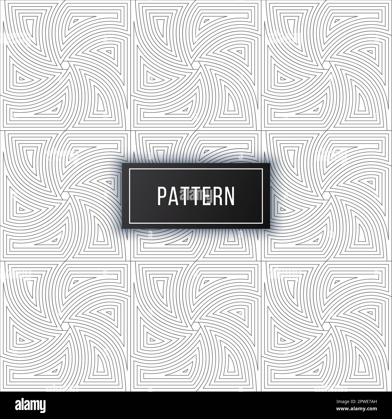 Seamless curved star pattern hi-res stock photography and images - Alamy