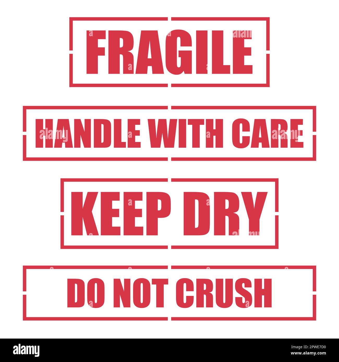 fragile rubber stamp. Shipping mark. Handle with care sign Stock Photo ...