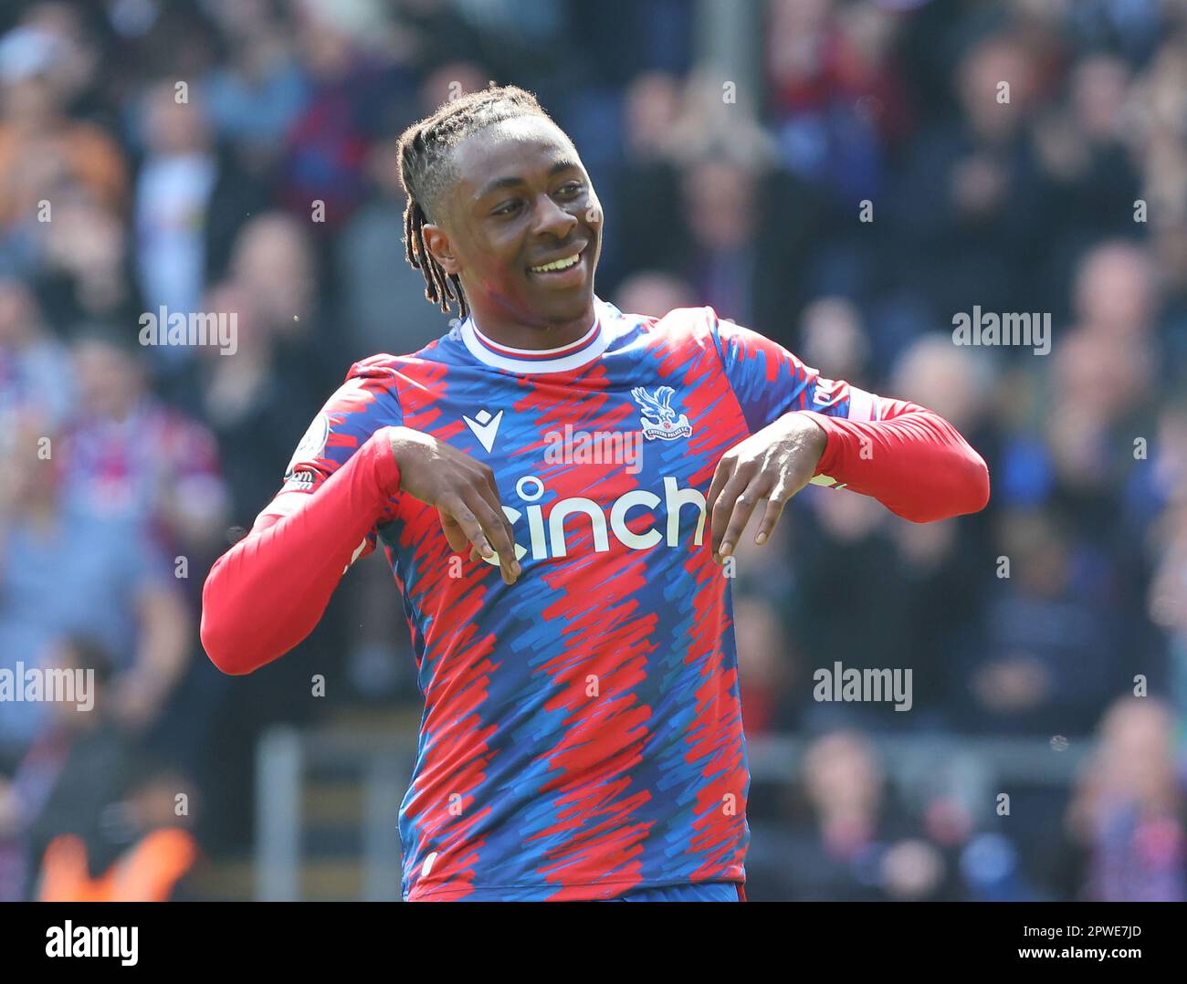 Crystal Palace's Eberechi Eze celebrates his goal during English ...