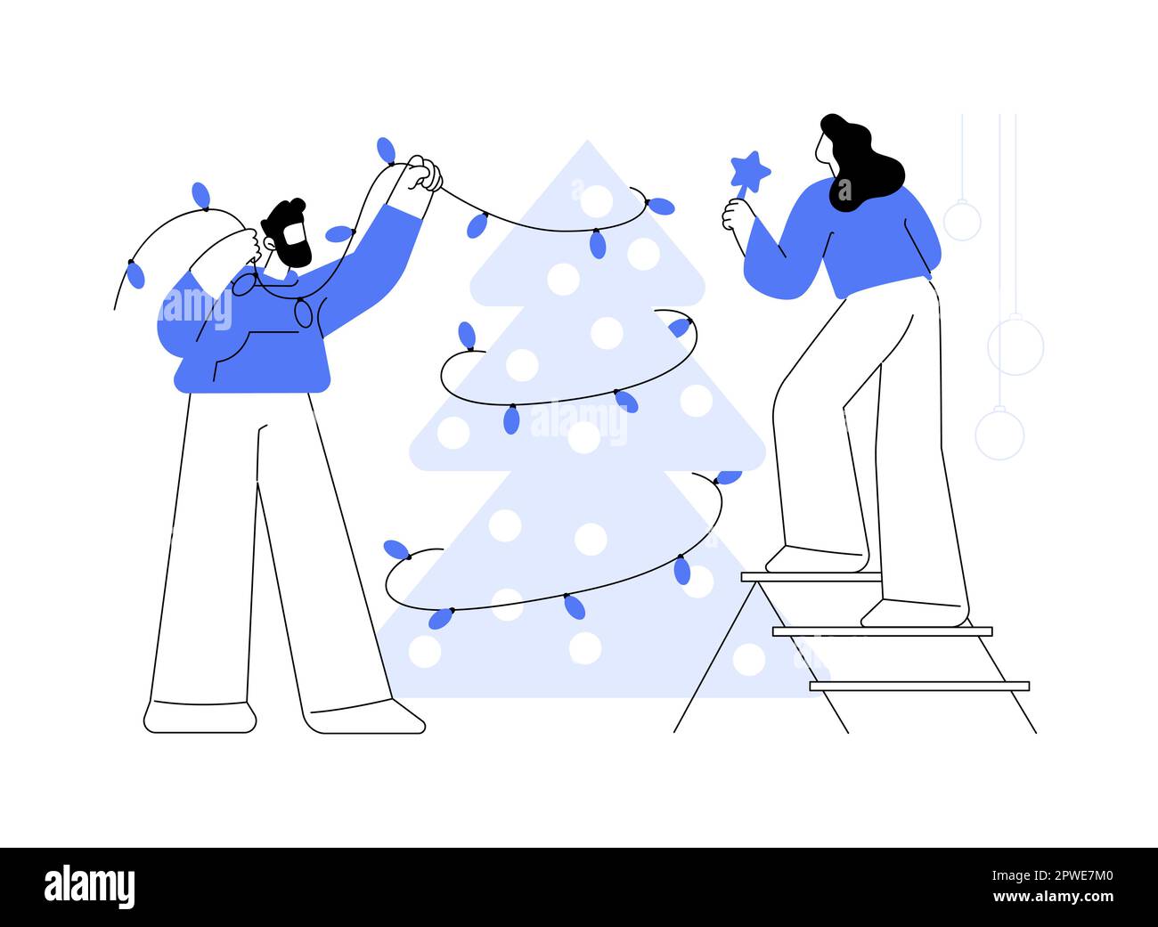 Holiday celebration abstract concept vector illustration Stock Vector ...