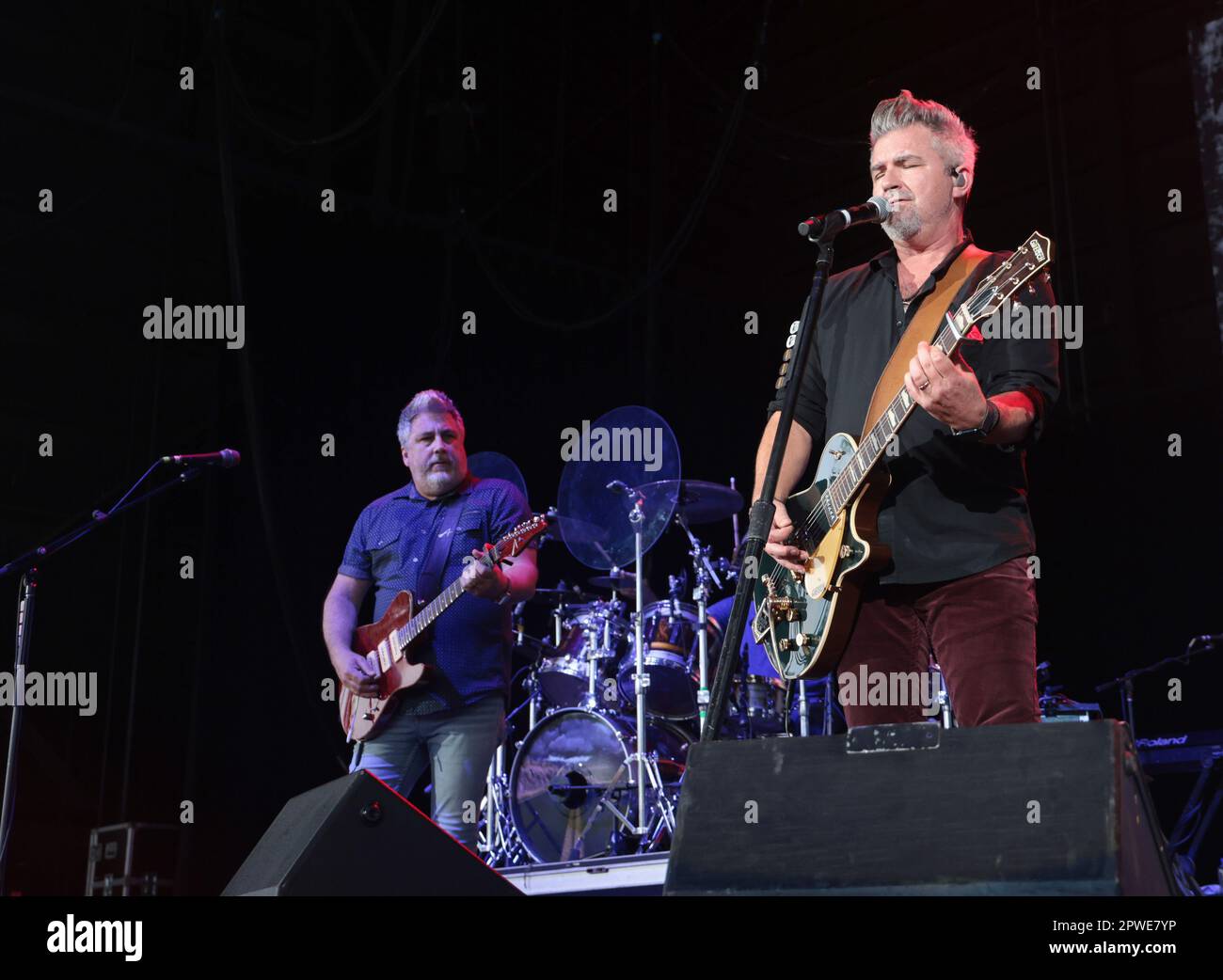 West Palm Beach, United States. 29th Apr, 2023. Band members of the ...