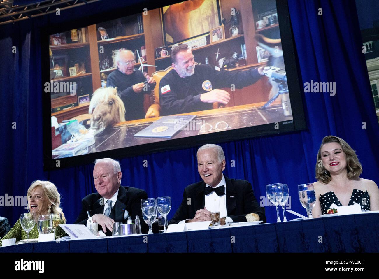 Washington DC, USA. 29th Apr, 2023. From left, first lady Jill Biden ...