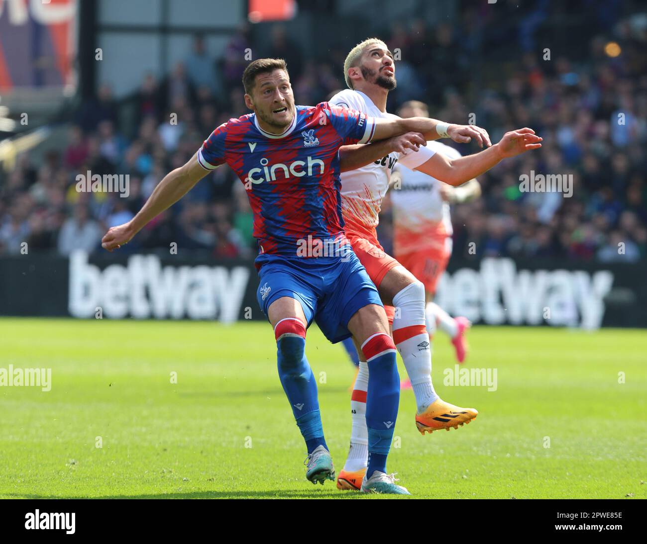 Crystal Palace's Joachim Andersen during English Premier League soccer ...