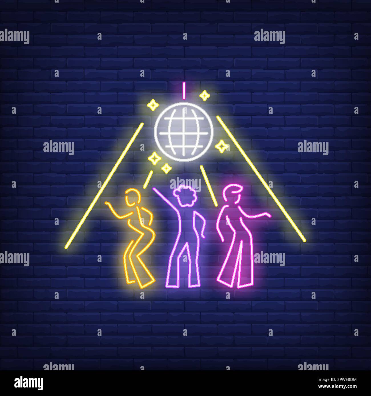 Night club neon sign Stock Vector Image & Art - Alamy