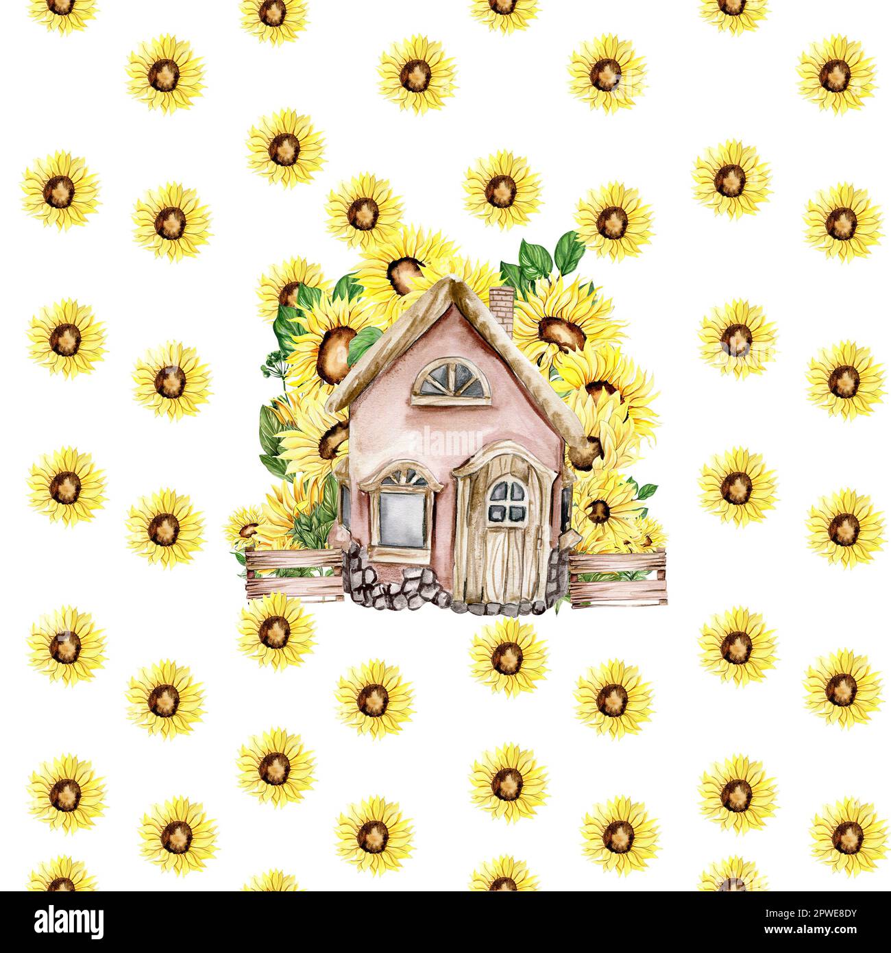 Kids style background with beautiful summer or spring flowers ...