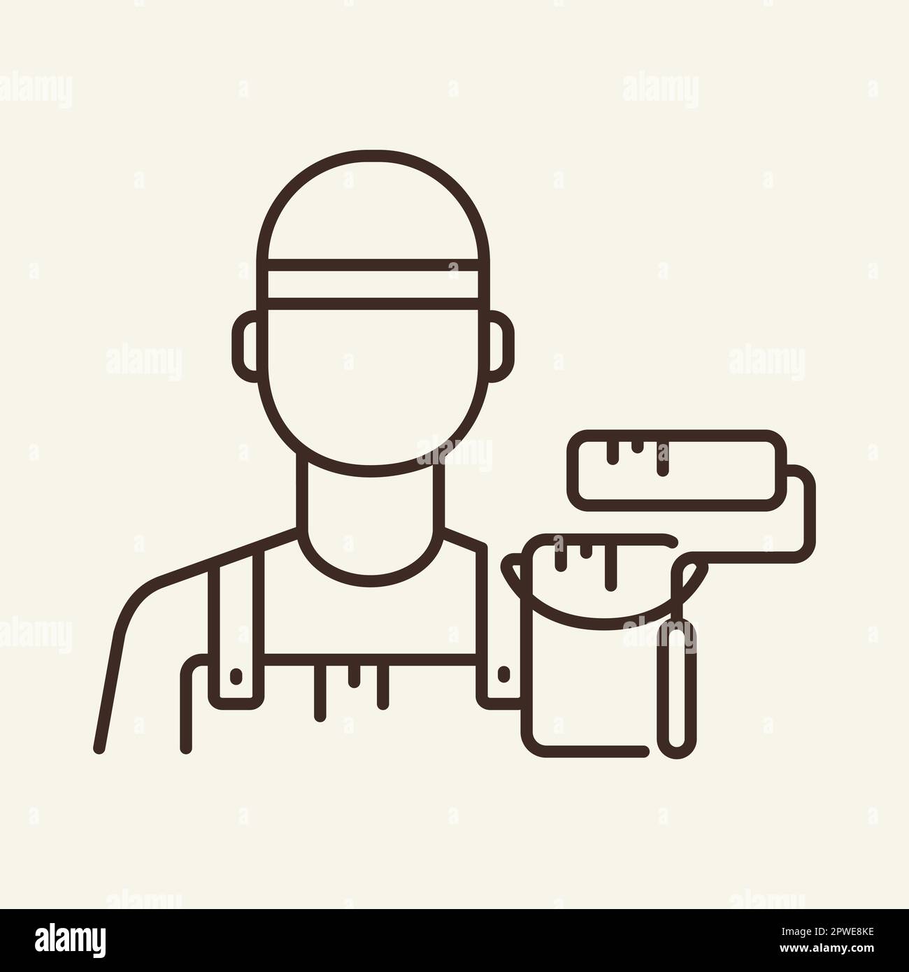 Whitewash house Stock Vector Images - Alamy