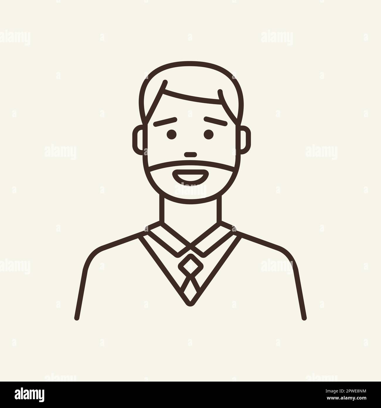 Isolated middle aged business Stock Vector Images - Alamy