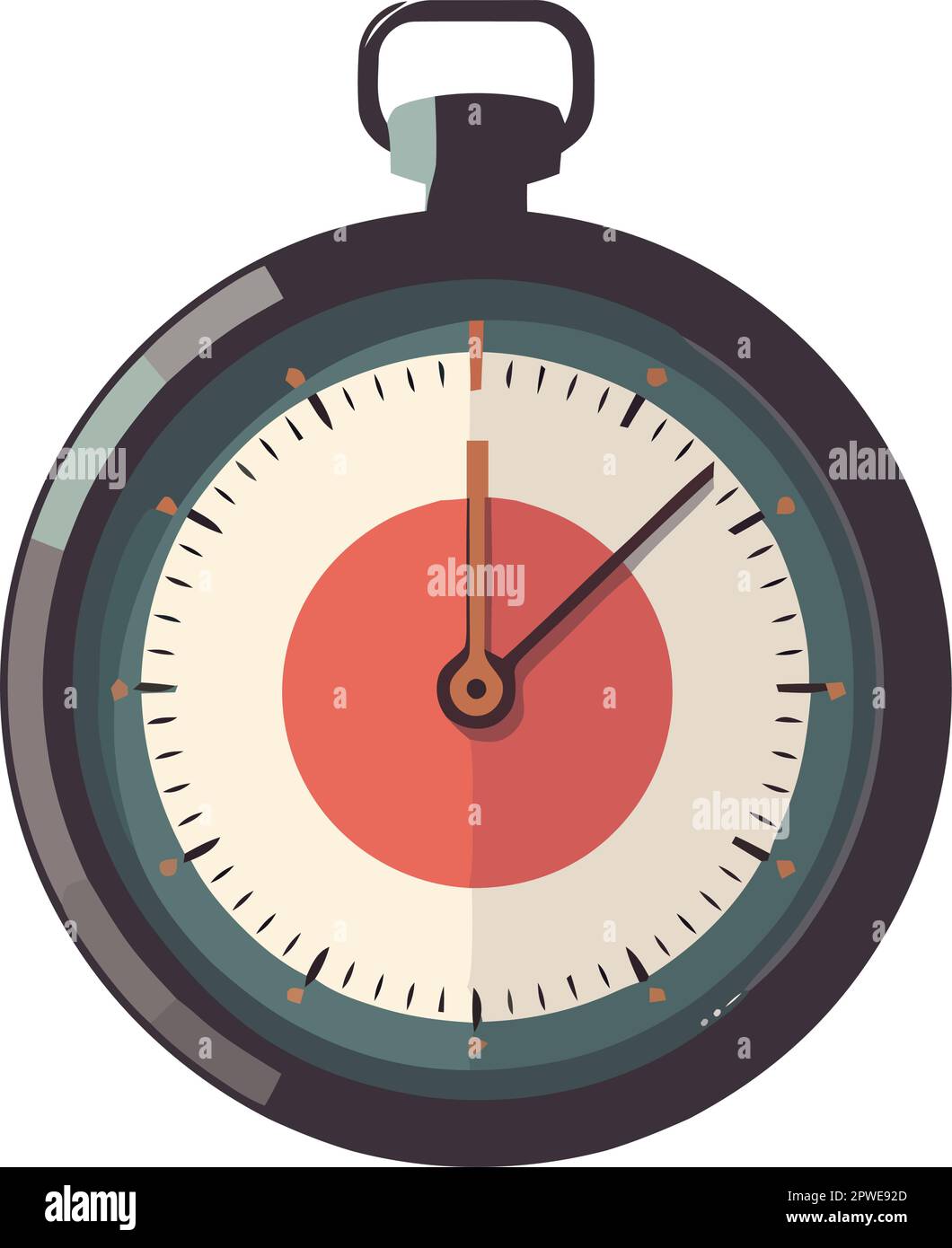 Countdown symbol on modern clock design vector Stock Vector Image & Art ...