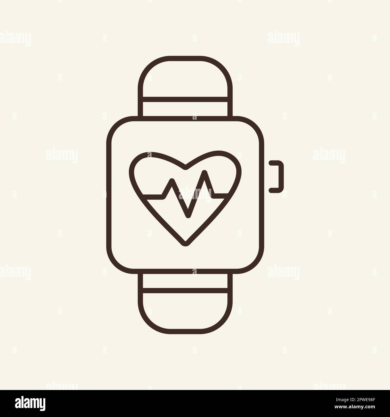 Health clock line icon Stock Vector Image & Art - Alamy