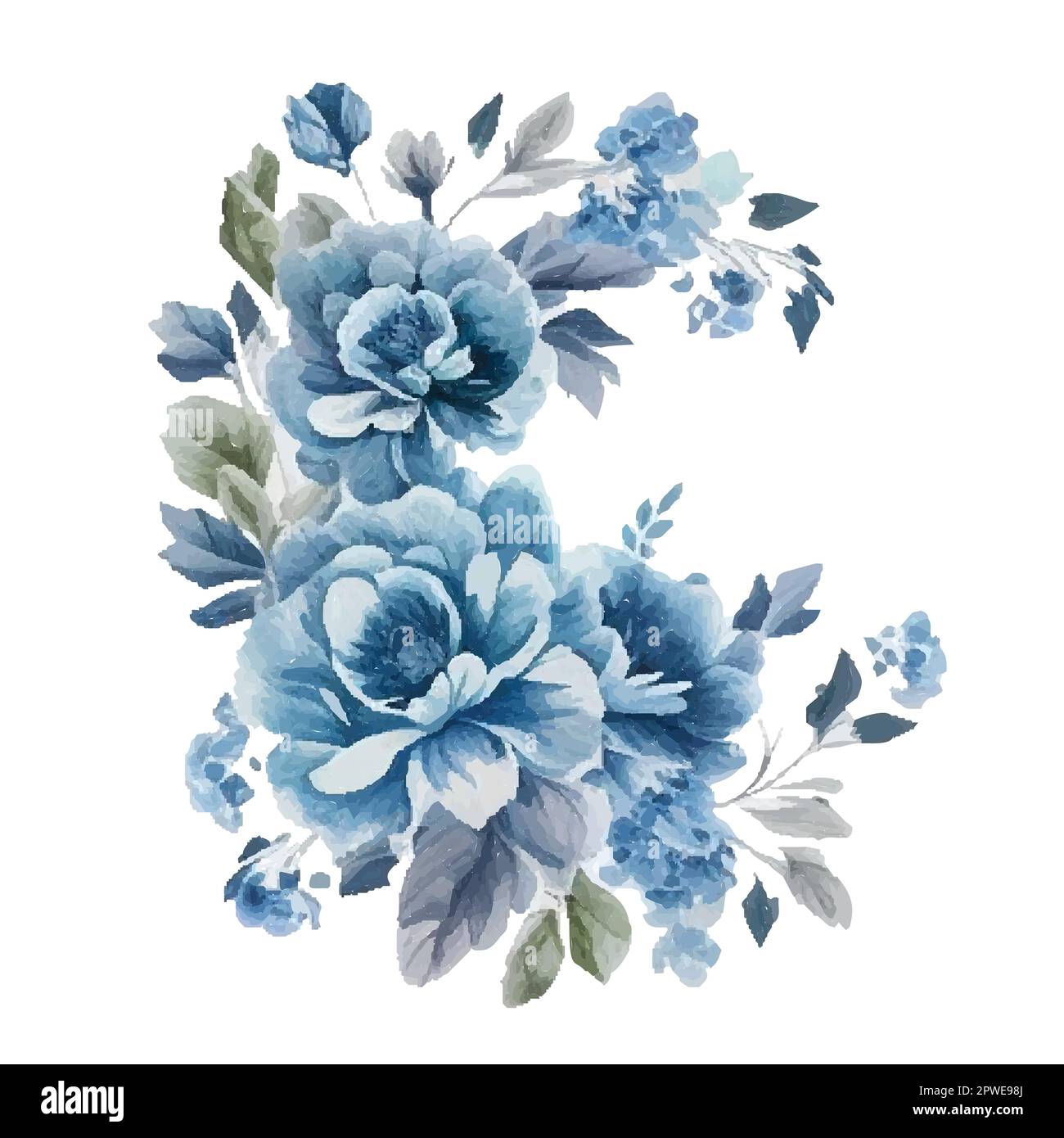 Vintage flowers Stock Vector Images - Alamy