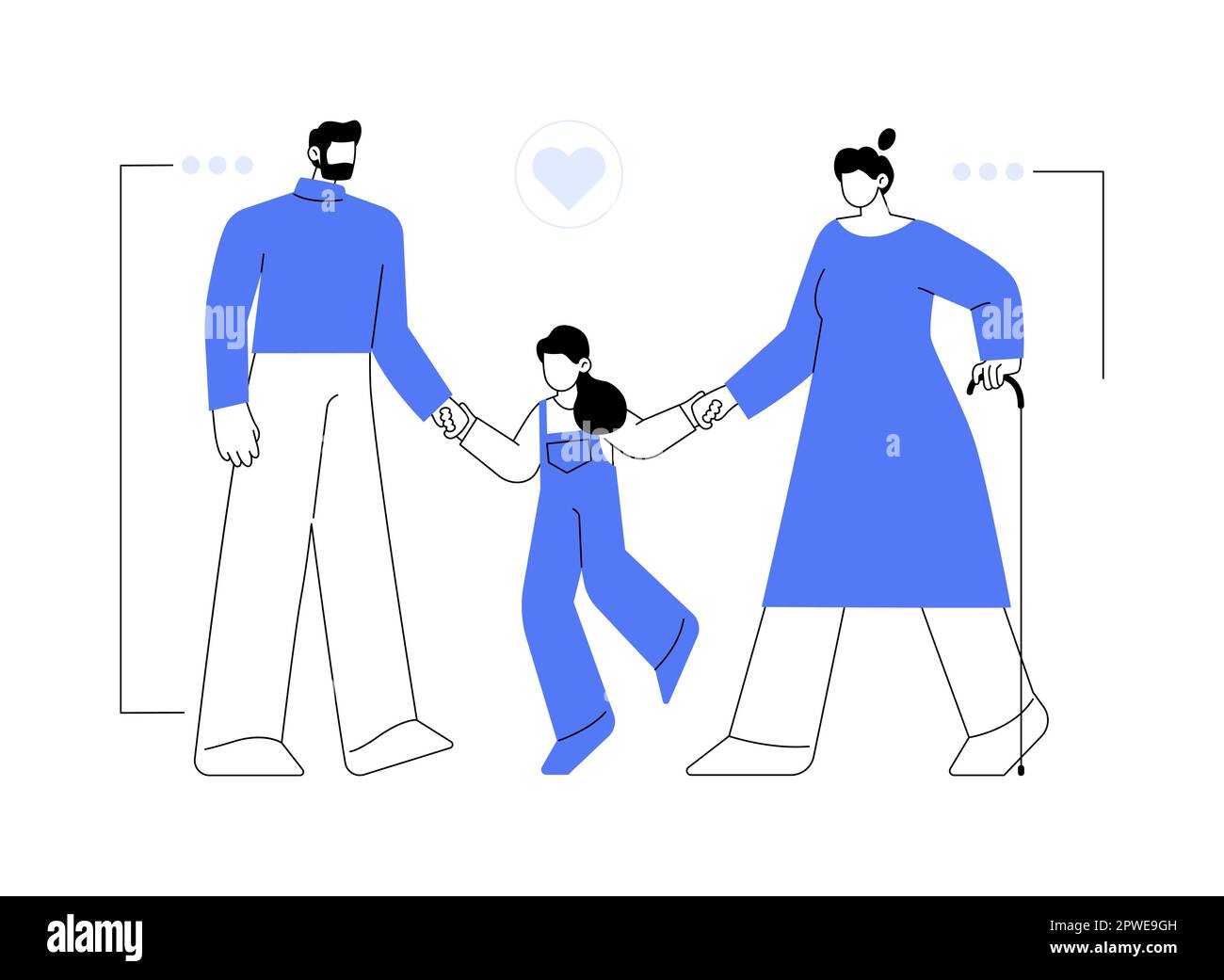 Guardianship abstract concept vector illustration Stock Vector Image ...