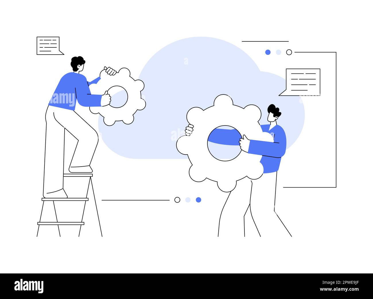 Cloud engineering abstract concept vector illustration Stock Vector Image & Art - Alamy