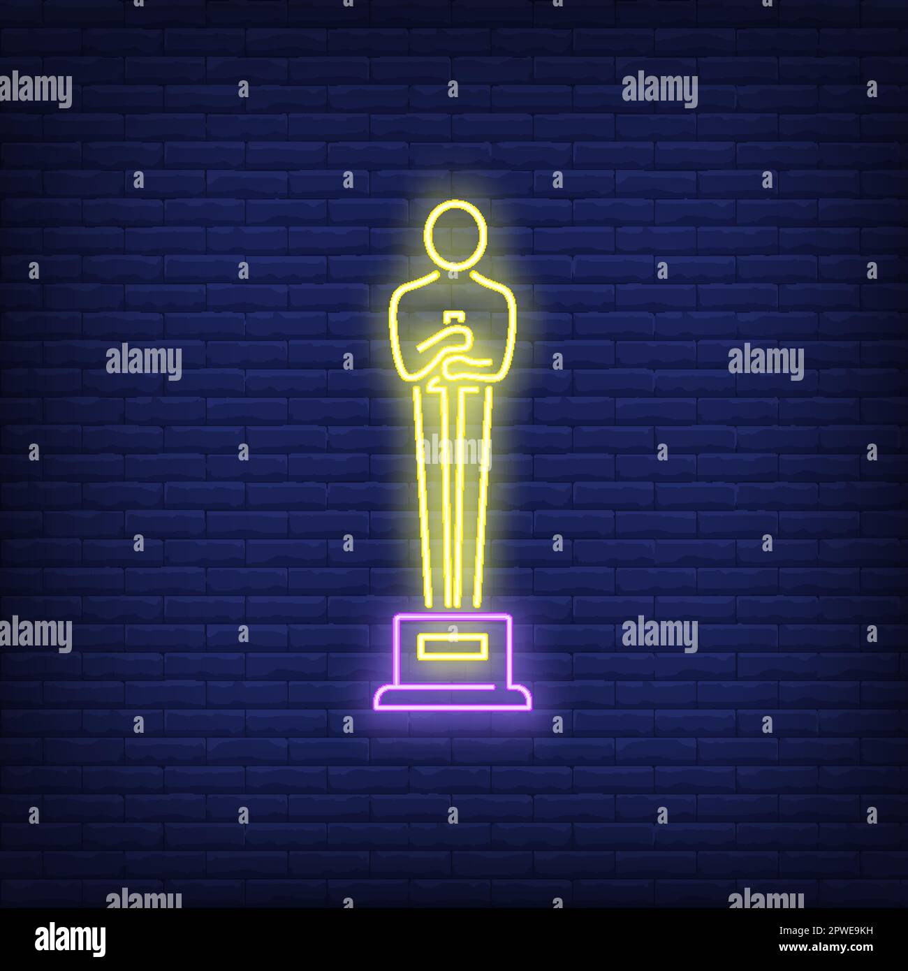 Film award neon sign Stock Vector Image & Art - Alamy