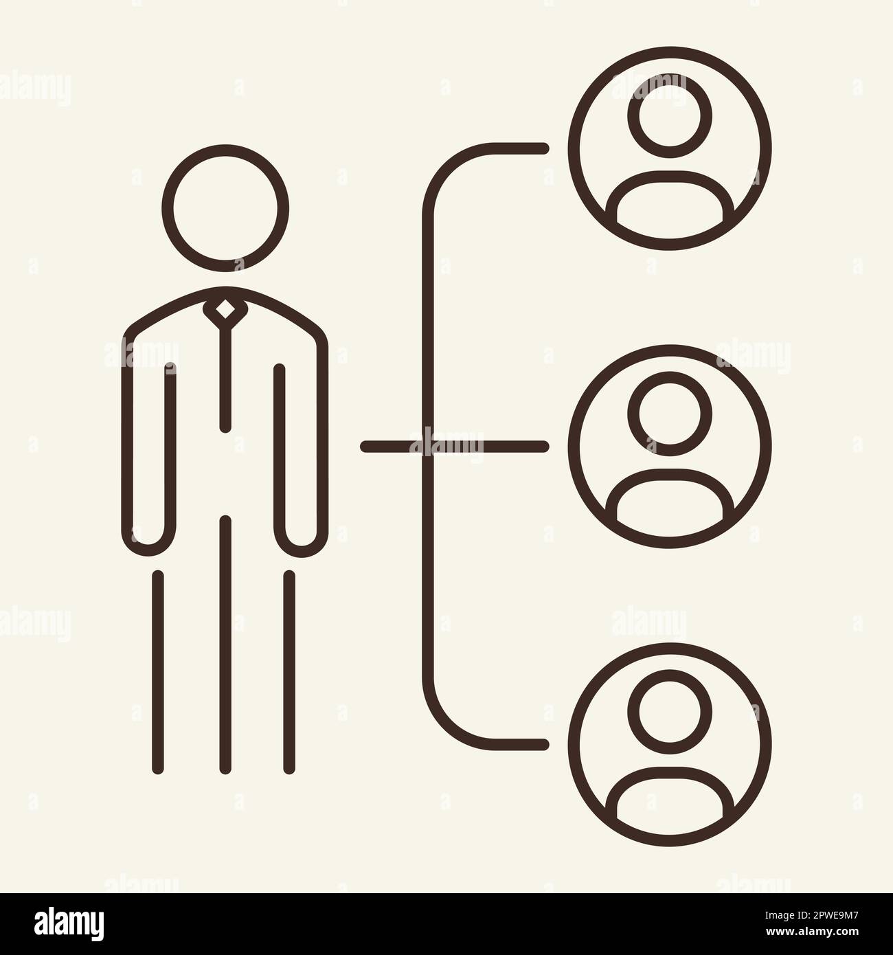 Professional hierarchy outline hi-res stock photography and images - Alamy