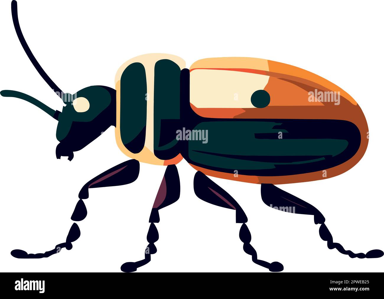 Hornet stinging insect Stock Vector Images - Alamy