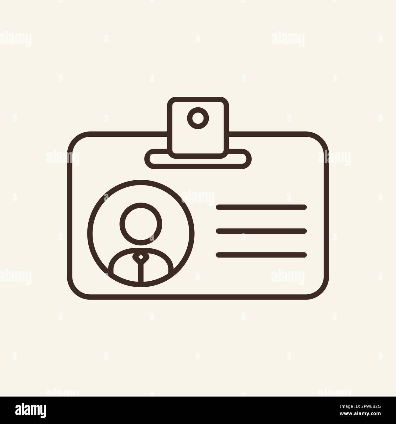 Lanyard vector image Stock Vector Images - Alamy