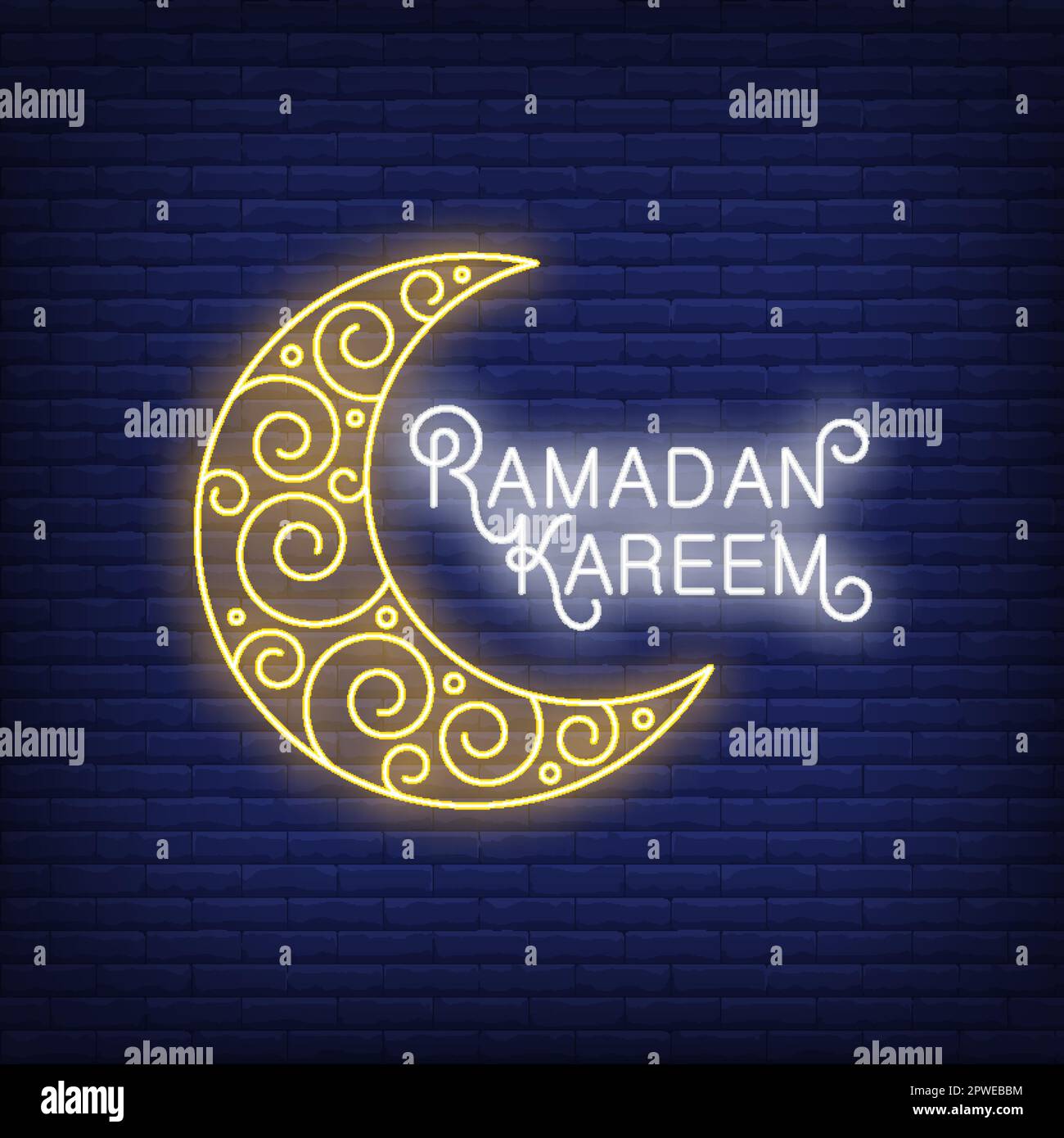Neon arabic text hi-res stock photography and images - Alamy