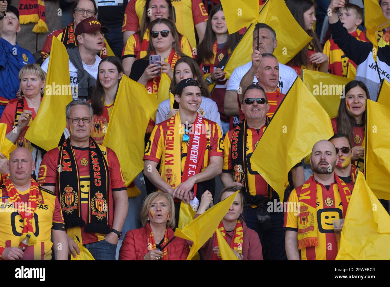 BRUSSELS - Supporters during the Belgian Croky Cup final between KV ...