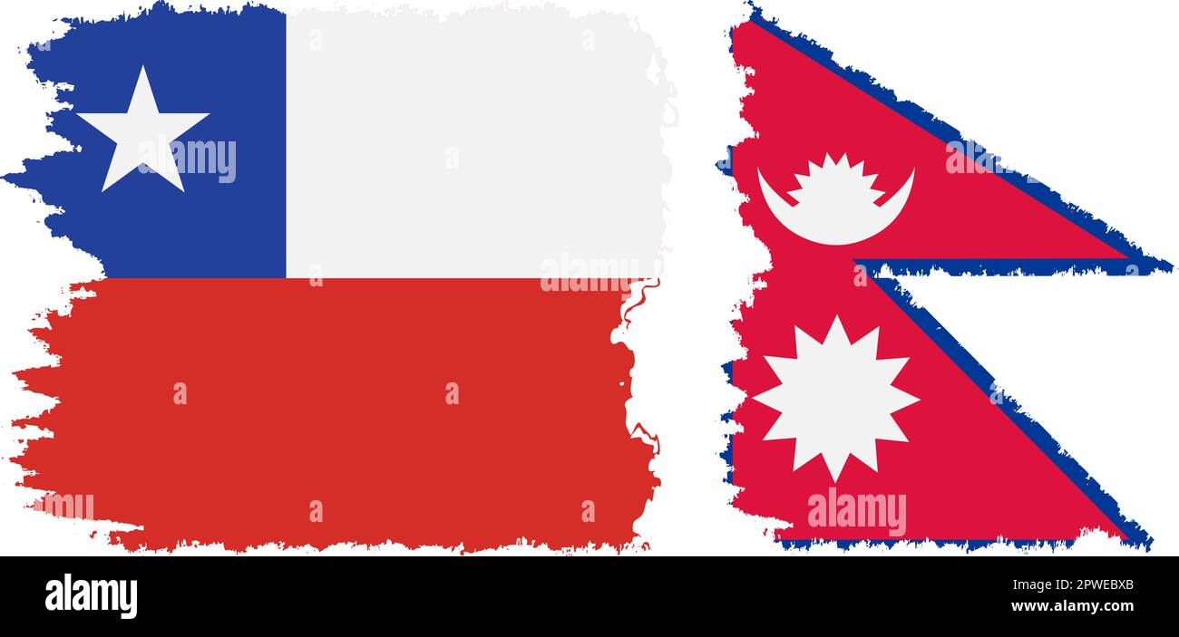 Nepal chile flag Stock Vector Images - Alamy