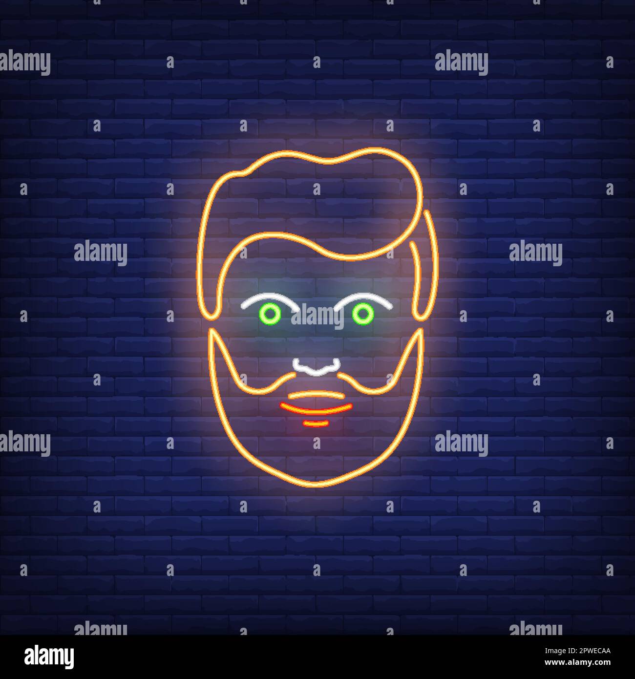 Bearded man face hi-res stock photography and images - Alamy