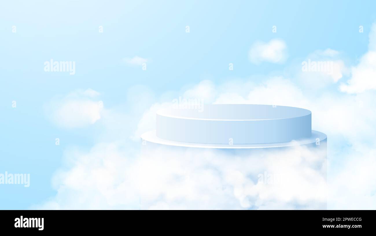 Mist clouds in sky Stock Vector Images - Alamy