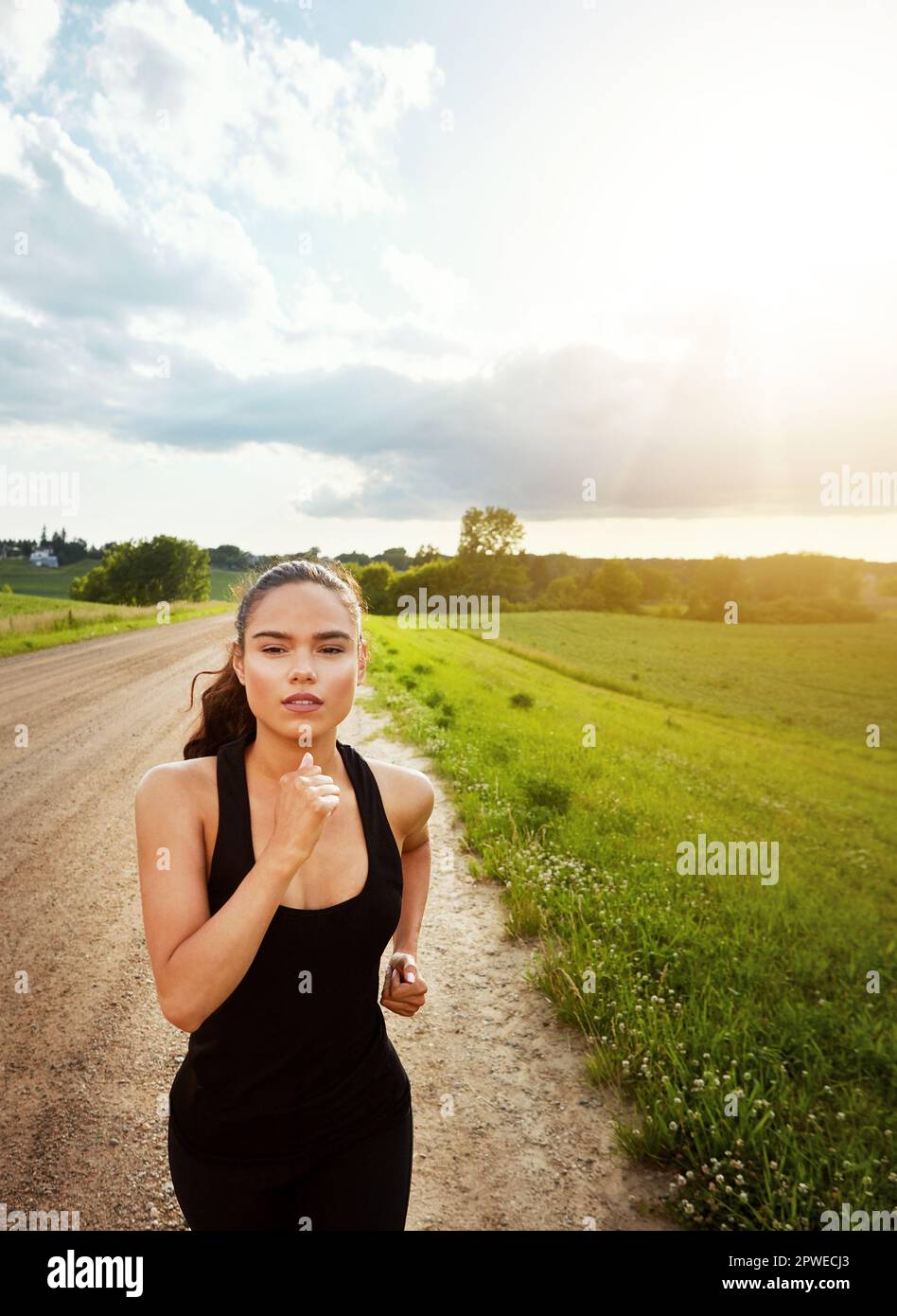 The only bad workout is the one you didnt do. a fit young woman power ...