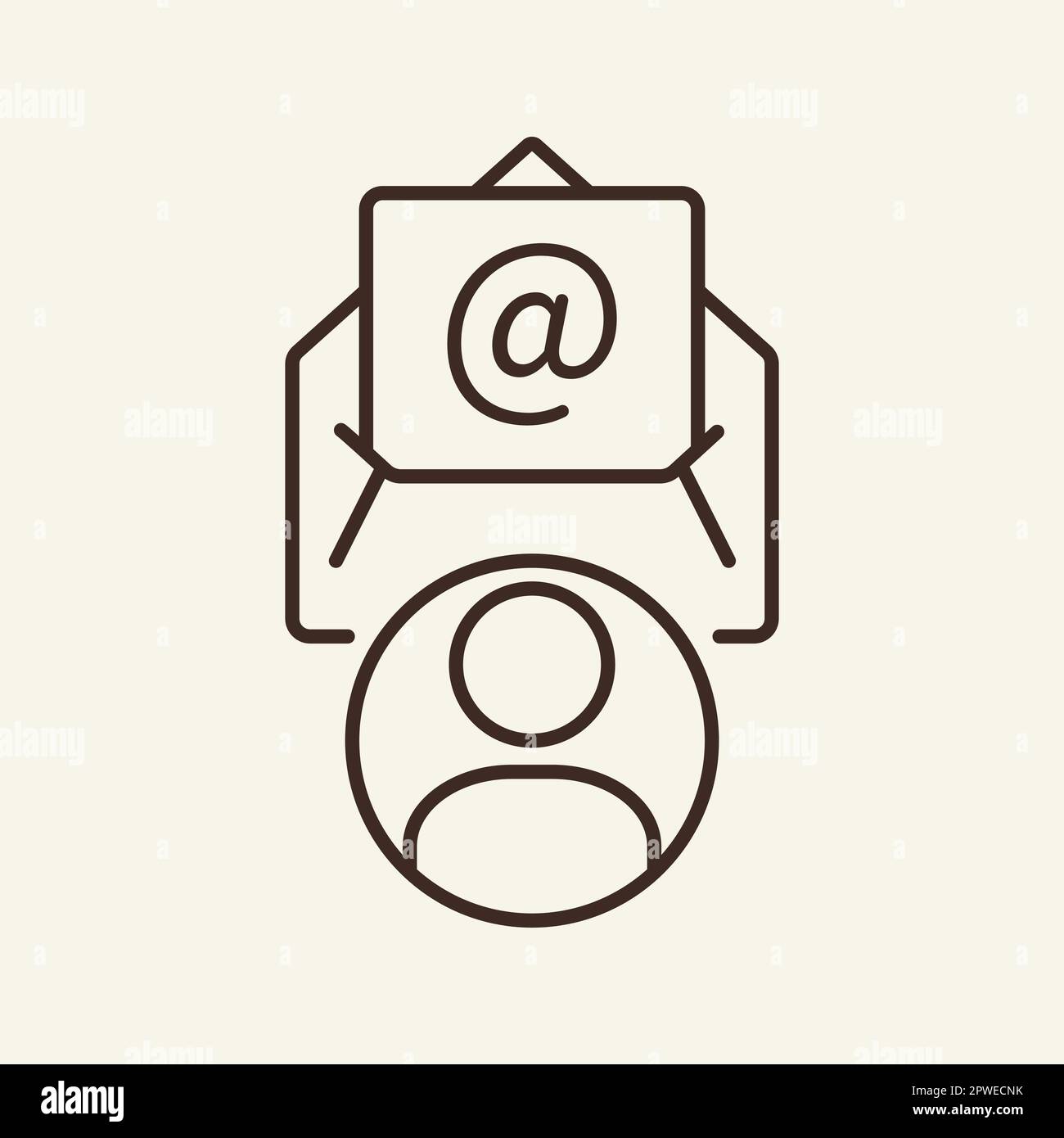 Man sending receiving email hi-res stock photography and images - Alamy