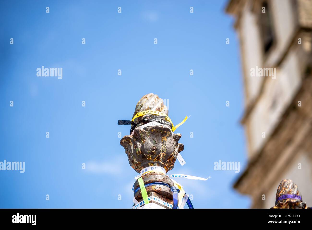 Salvador, Bahia, Brazil - January 06, 2023: Detail of part of the ...
