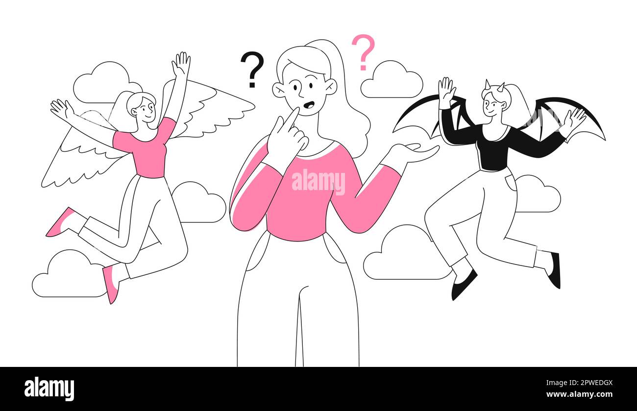 Ethics cartoon Cut Out Stock Images & Pictures - Alamy