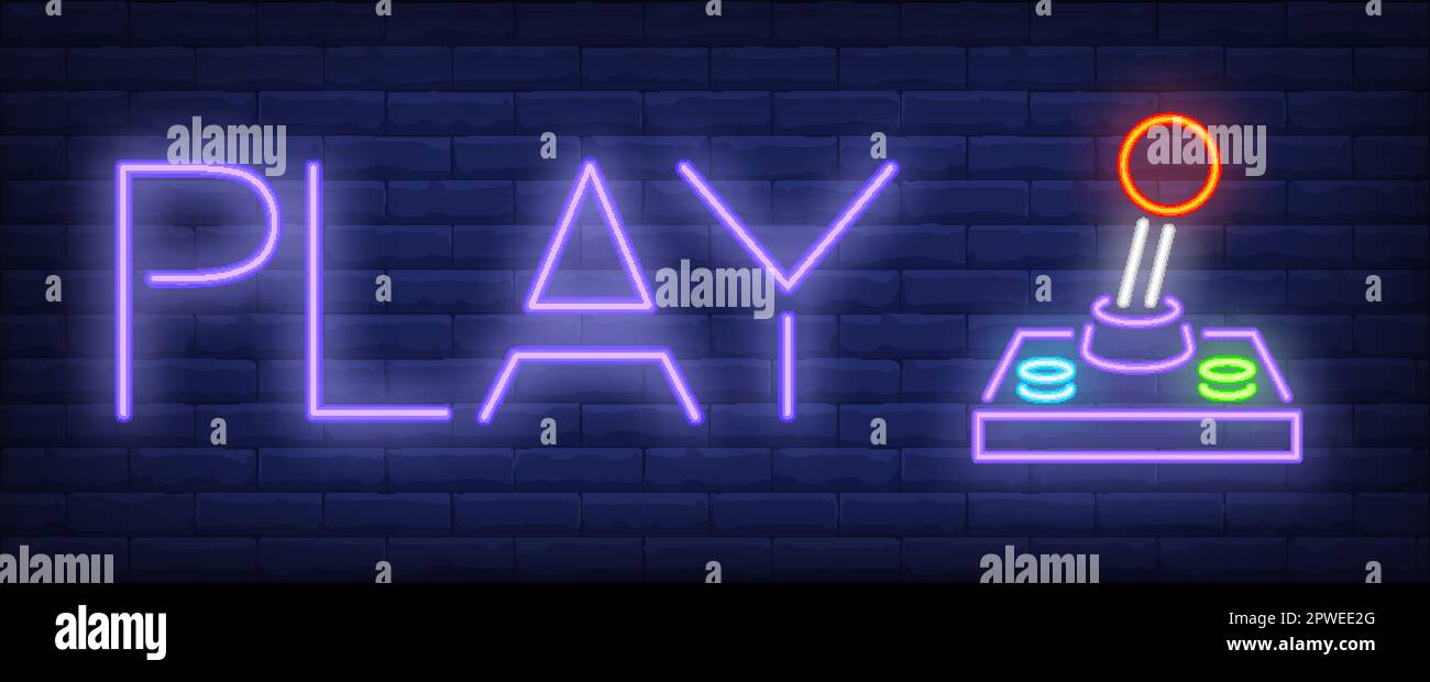 Joystick text Stock Vector Images - Alamy