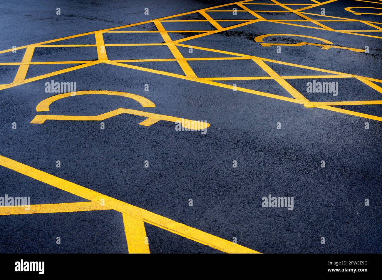 Disabled parking space Stock Photo - Alamy Disabled parking space Stock Photo - Alamy