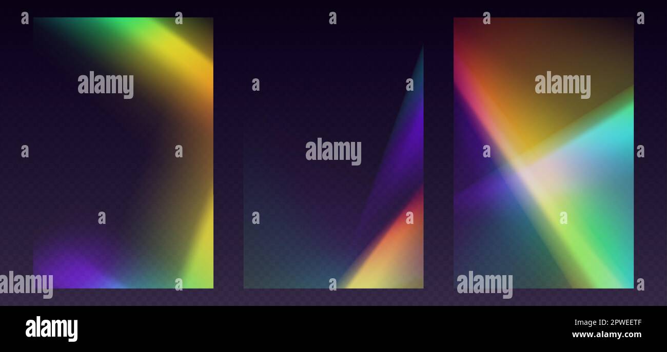 Crystal refraction overlay, leak flare, rainbow sunlight effect ...