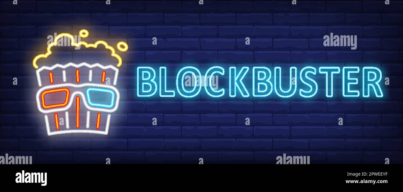 Blockbuster logo sign Stock Vector Images - Alamy