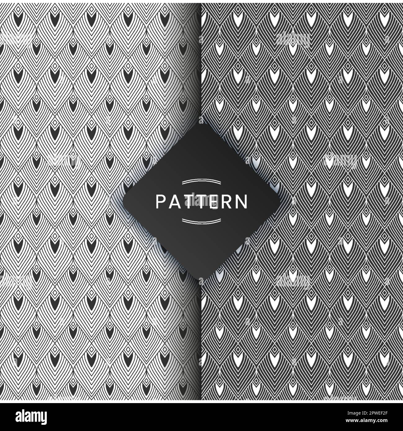 Seamless wave pattern curved background hi-res stock photography and ...