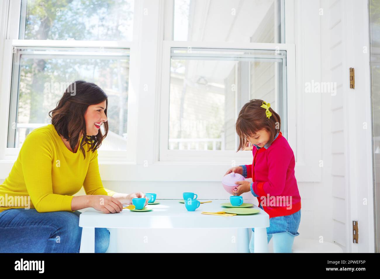 Tea just like how Mom makes it. an adorable little girl having a tea ...