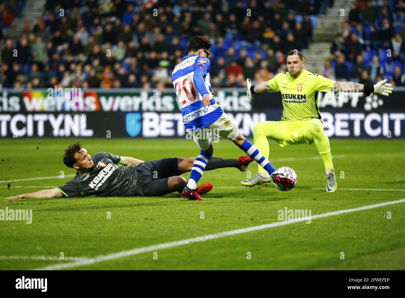 ZWOLLE, 28-04-2023, MAC3PARK Stadium, football, Dutch Keuken Kampioen ...