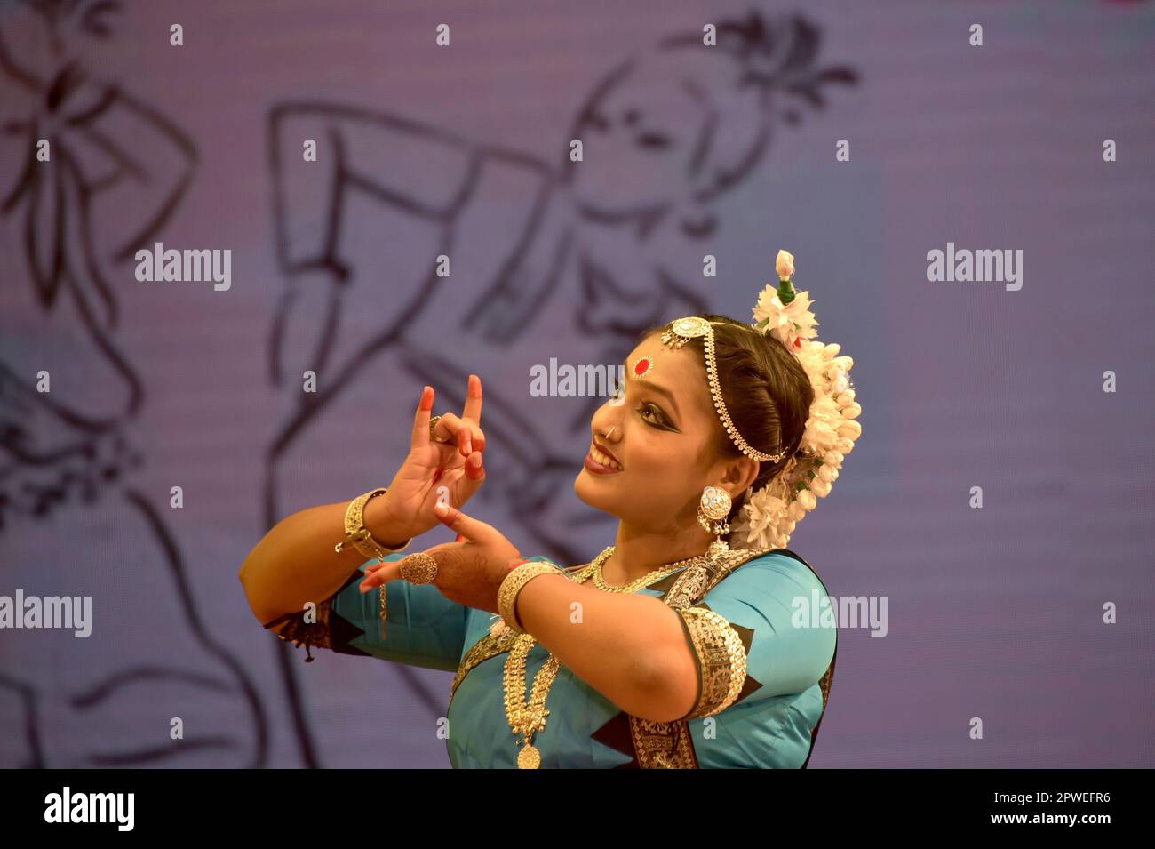 Dhaka. 30th Apr, 2023. A dancer performs during a ceremony marking the ...
